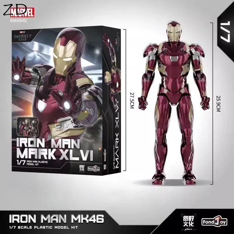 Fondjoy 1/12 Mark46 Железный человек Сборная модель Игрушка
