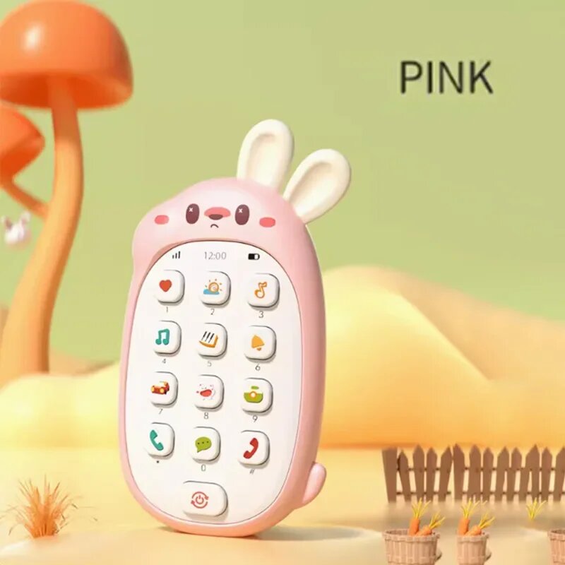 Музыкальная игрушка-телефон кролик Pink