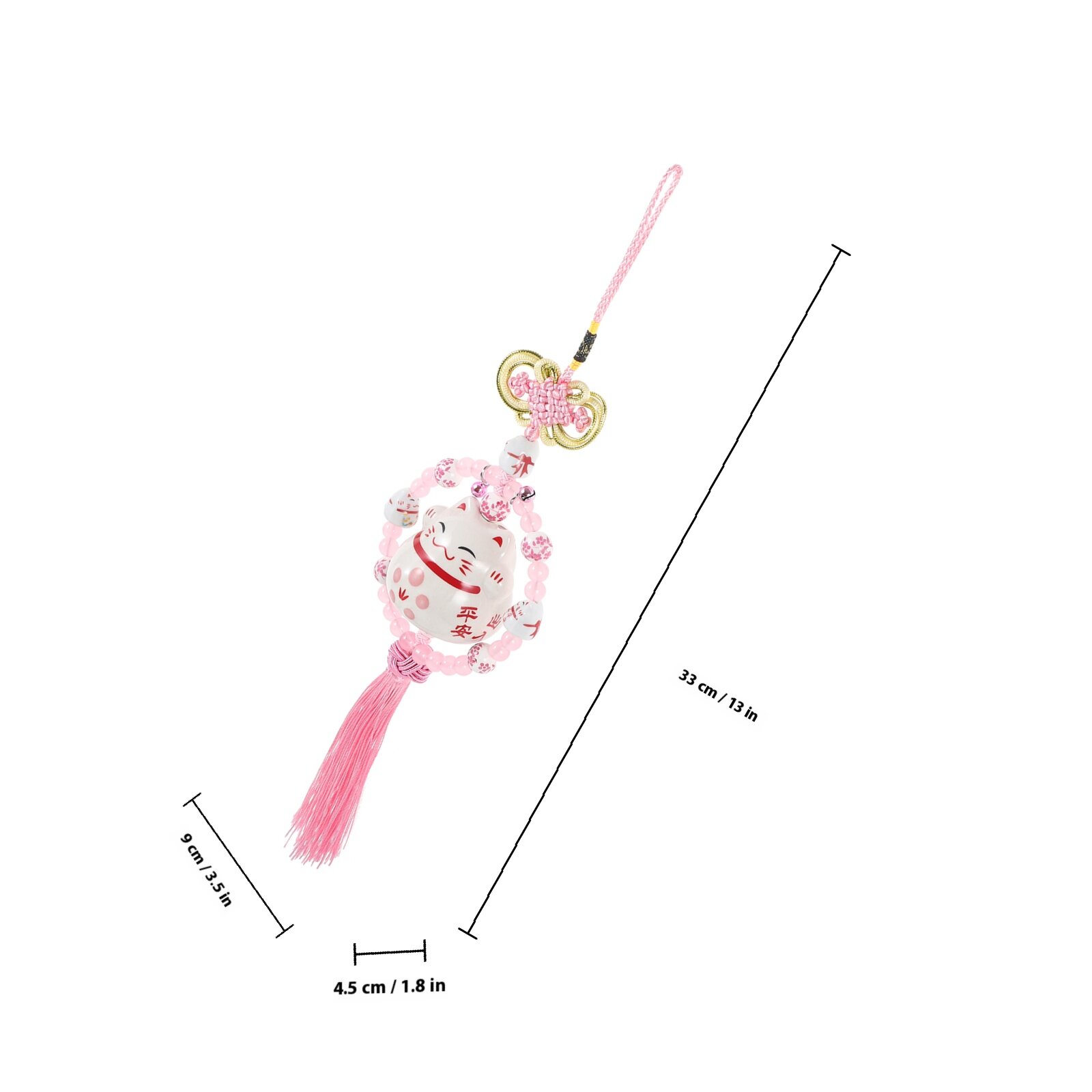 Висячий Орнамент В Forme Кошки Из Керамики Для Авто 33.00X9.00X4.50Cm