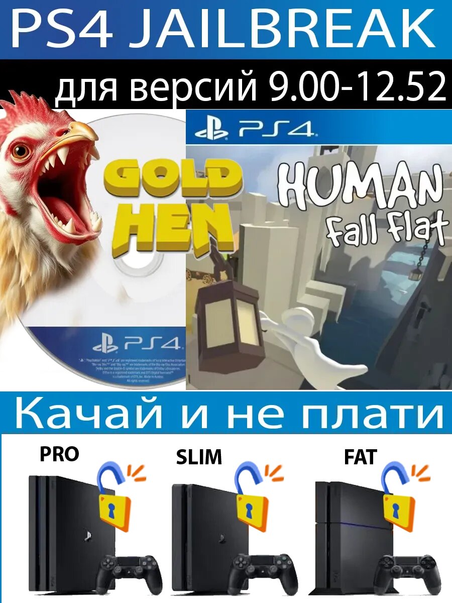 Human: Fall Flat диск PS4 JB