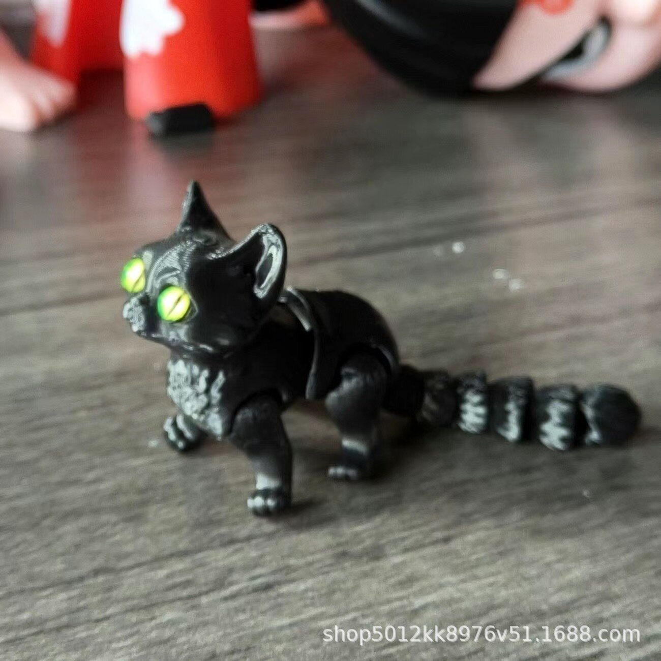 Хит продаж: 3D-печатная подвижная фигурка котенка, игрушка для мальчиков и девочек, подарок, украшение.