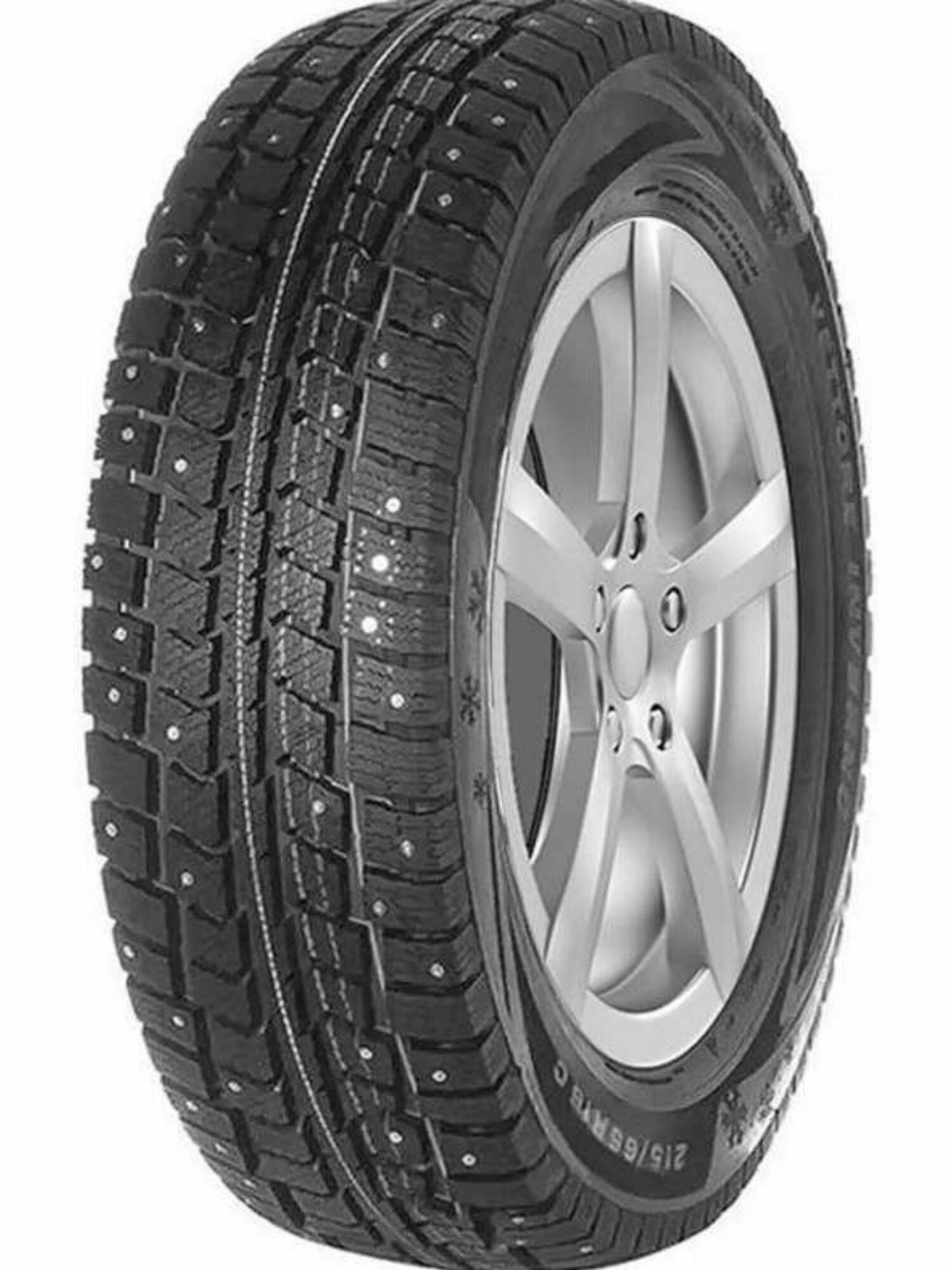 Шина зимняя шипованная Attar W03 TL 195/75 R16C 107/105R для коммерческого транспорта
