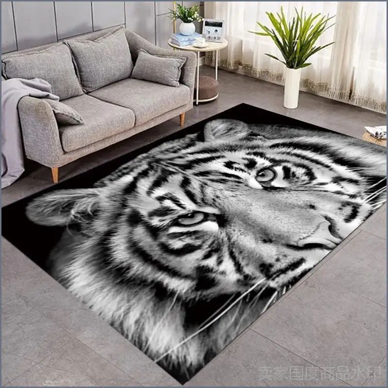 Ковер безворсовый 140x200 см 3d-эффект разноцветный
