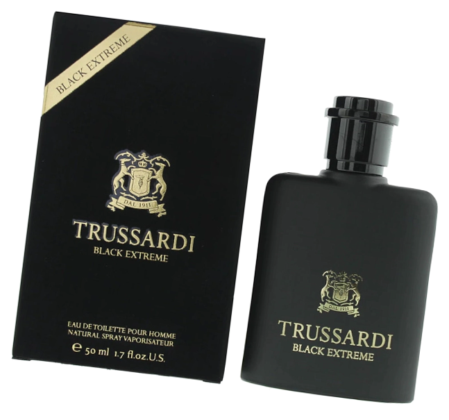 Мужская Trussardi Black Extreme туалетная вода 50 мл / Труссарди Блэк Экстрим