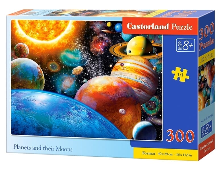 Пазл Castorland Планеты и их луны, 300 элементов