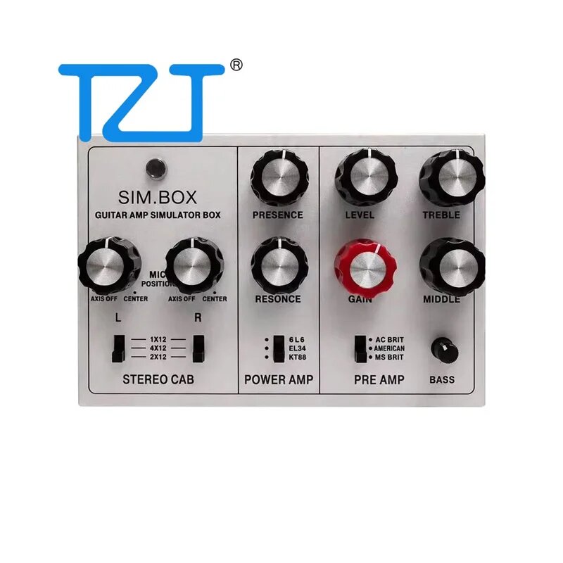 TZT Black SIM BOX Симулятор усилителя для электрогитары
