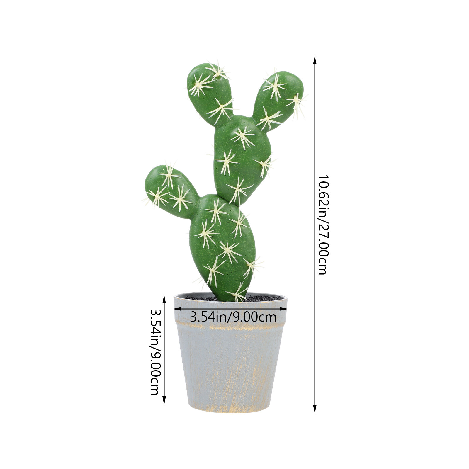 Искусственный Кактус Модельный Декор Аксессуар Имитация Кактуса 27X9Cm