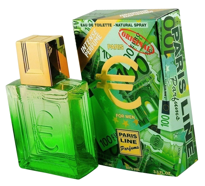 Одеколон для мужчин Paris Line Parfums Euro 100 мл - Пари Лайн Евро Парфамс