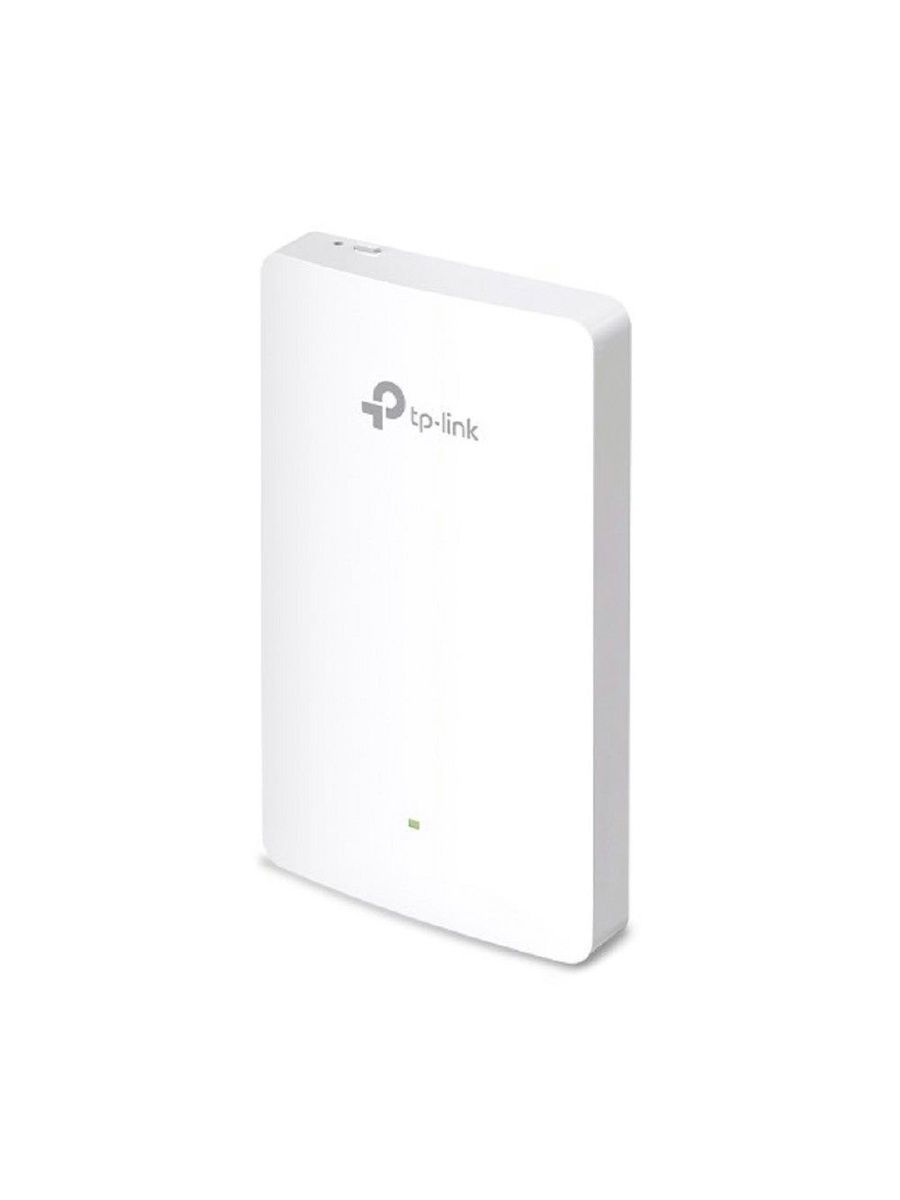 Tp - Link Wi - Fi точка доступа EAP615 - Wall, AX1800, 4xRJ45 1Гбит с, PoE, двухдиапазонная, встраиваемая в стену, 20дБм 4дБи