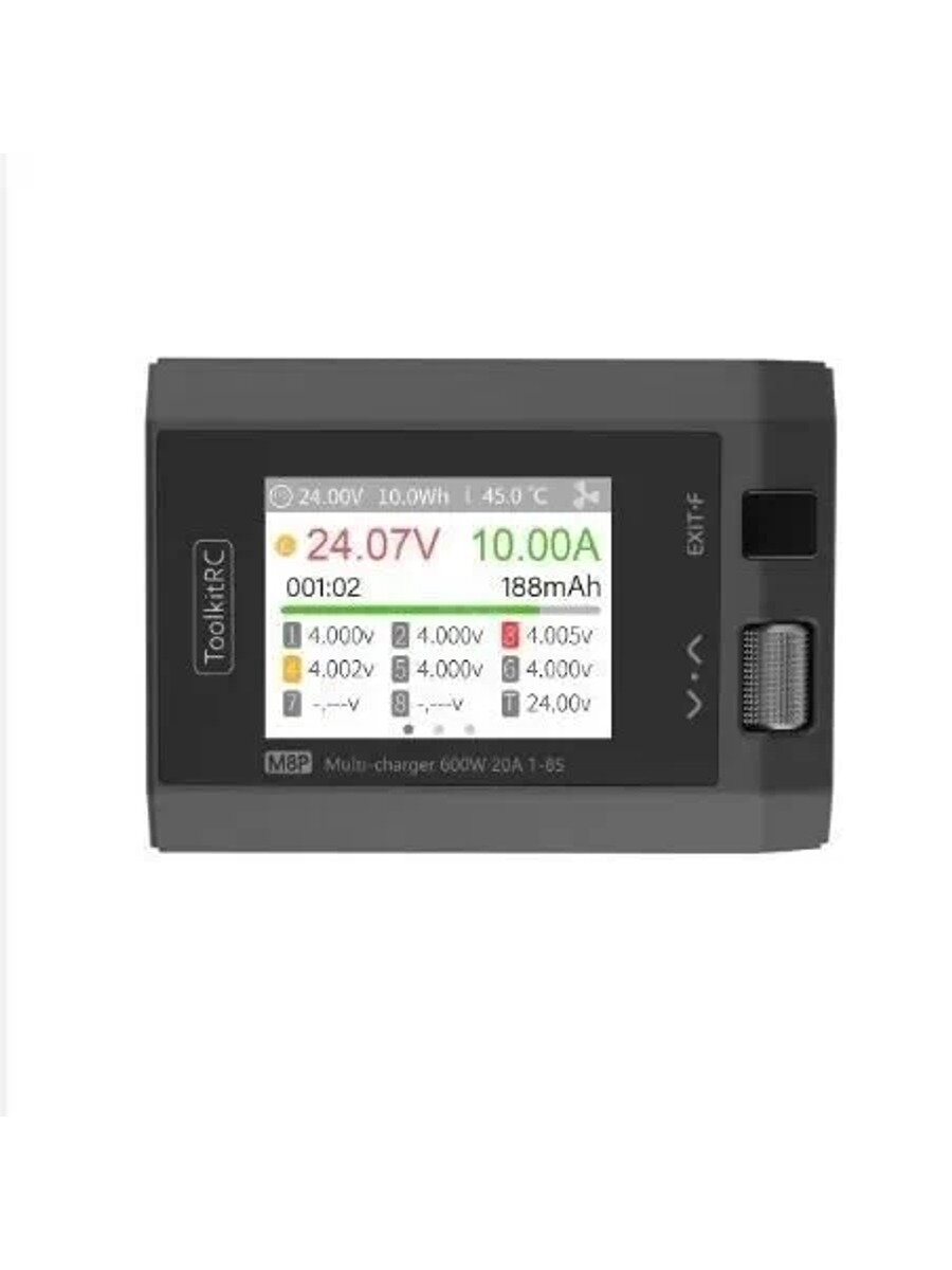 Know Easyx Зарядное устройство ToolkitRC M8P 600W 20A для стандартная модель