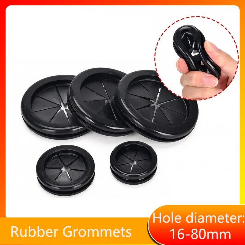 Двусторонние резиновые втулки для кабелей 16/20/22/25/27~90 мм 40mm-10pcs
