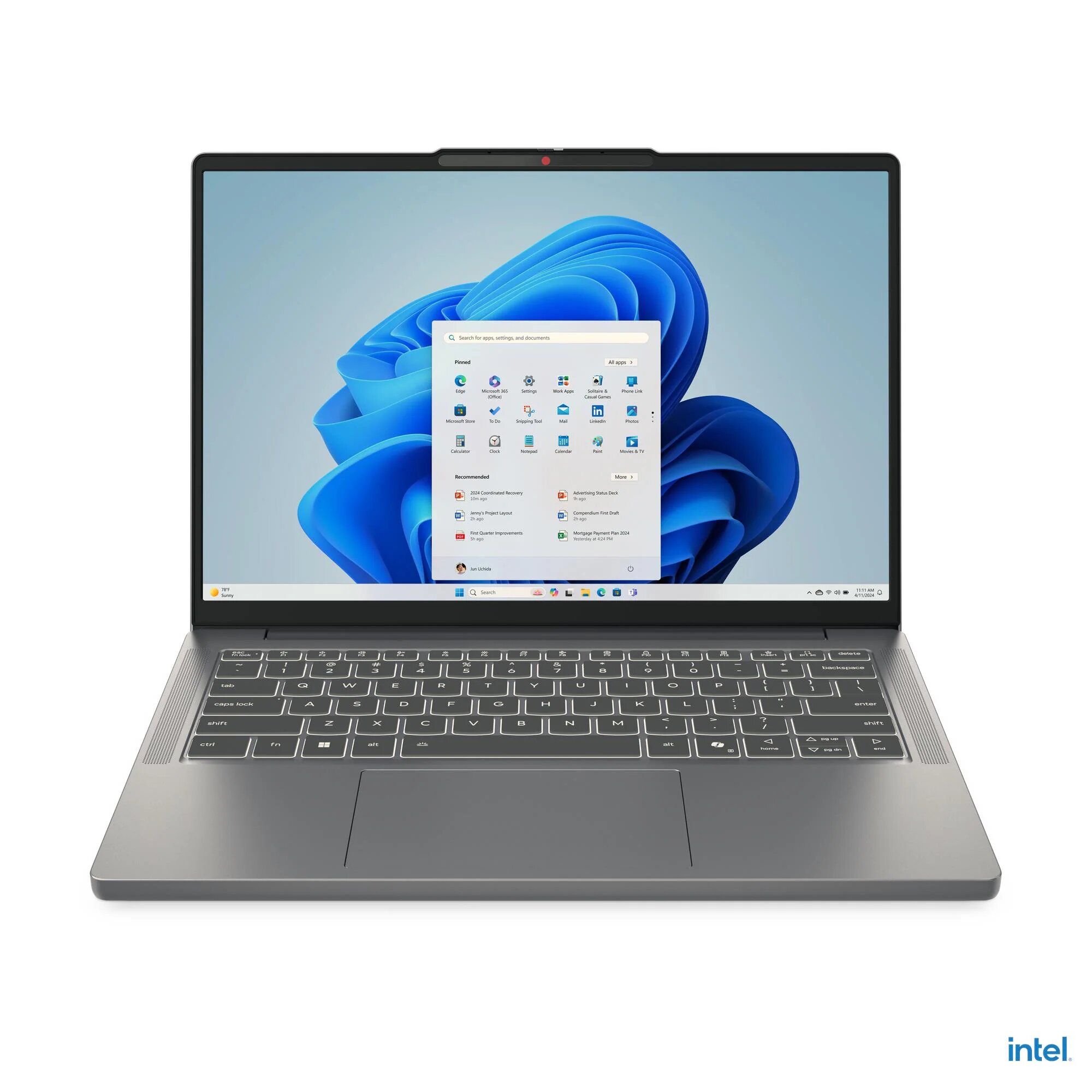 Ноутбук Lenovo IdeaPad Slim 3 14IRH10/14" WUXGA 1920x1200/Intel Core i5 13420H/8 Gb/512 Gb SSD/No OS/серый