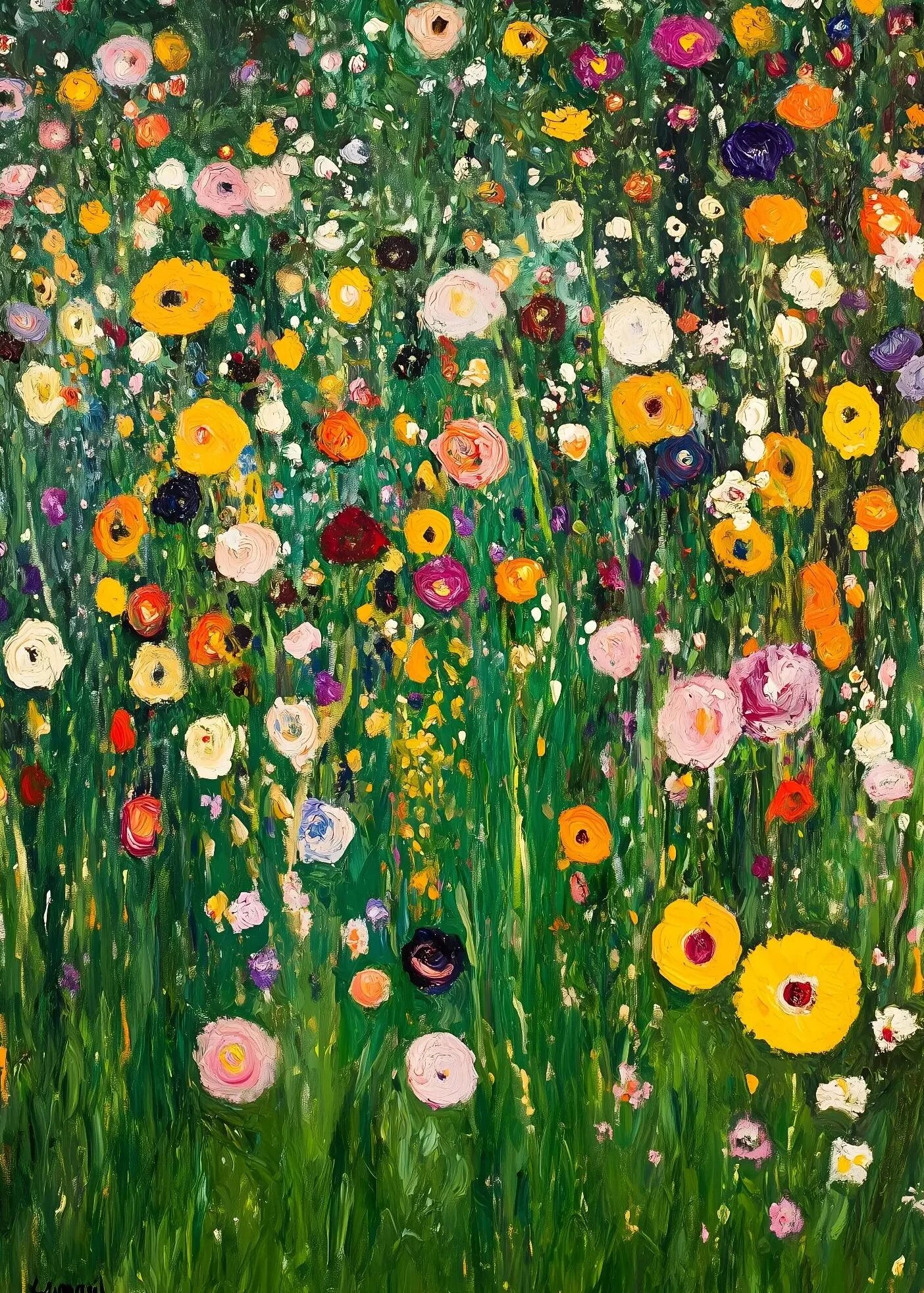 Постер "Цветочный сад" 40x60см, T81783-01