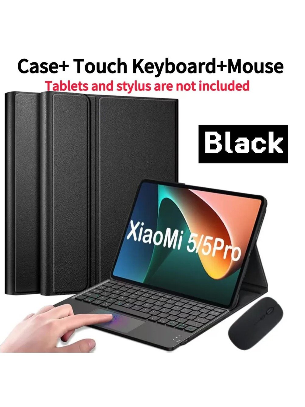 Чехол-кобура для Xiaomi Pad 5 и Pad 5 Pro 11 дюймов, с русской клавиатурой, Black 4