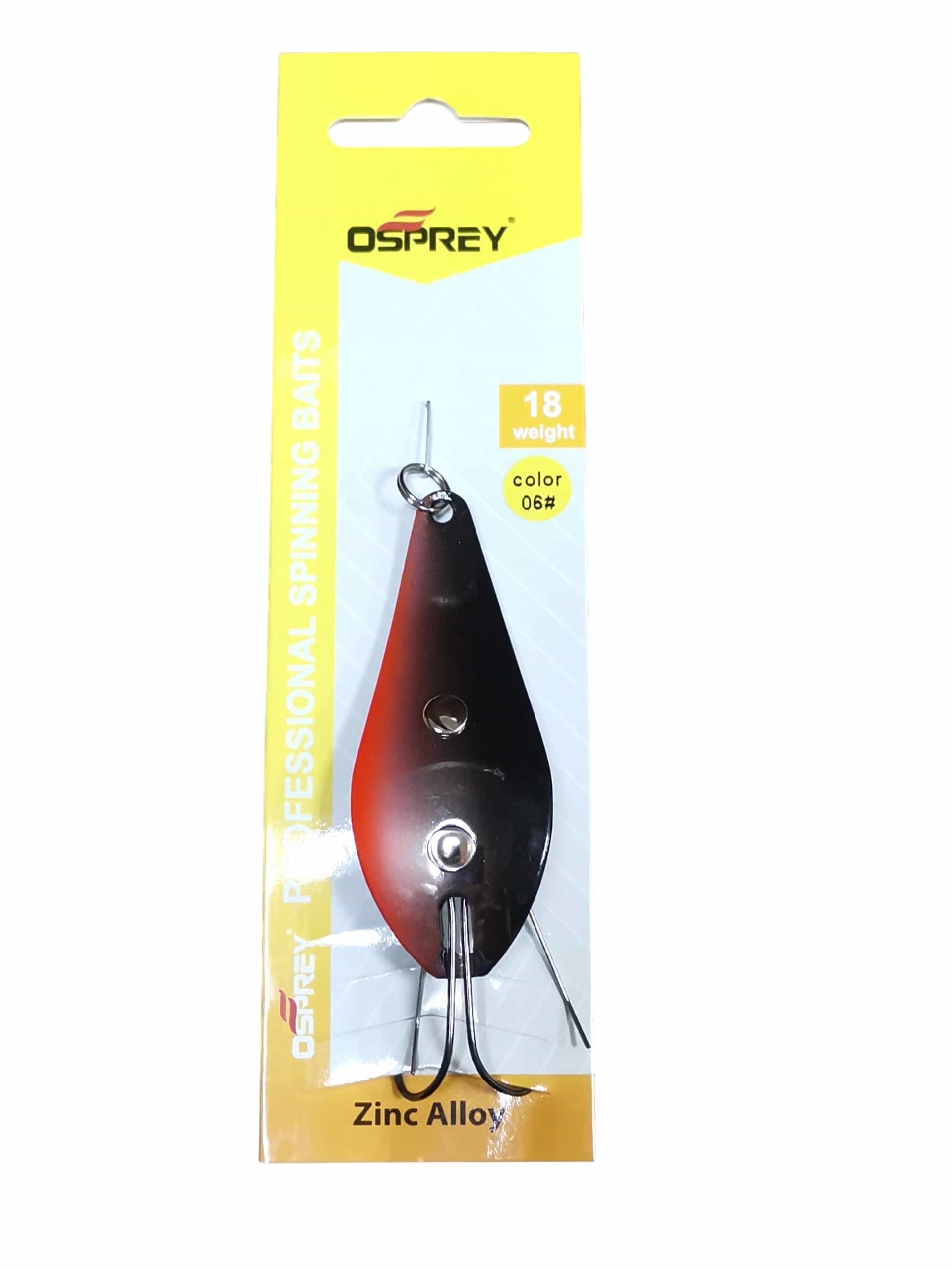 Блесна колеб. незацеп. Osprey Alloy G67 Атом 18гр цв. 06