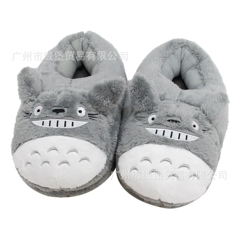 Хлопковые тапочки Kawaii Pusheen, зимние удобные теплые тапочки с героями мультфильмов аниме на мягкой подошве для мальчиков и девочек, подарок н