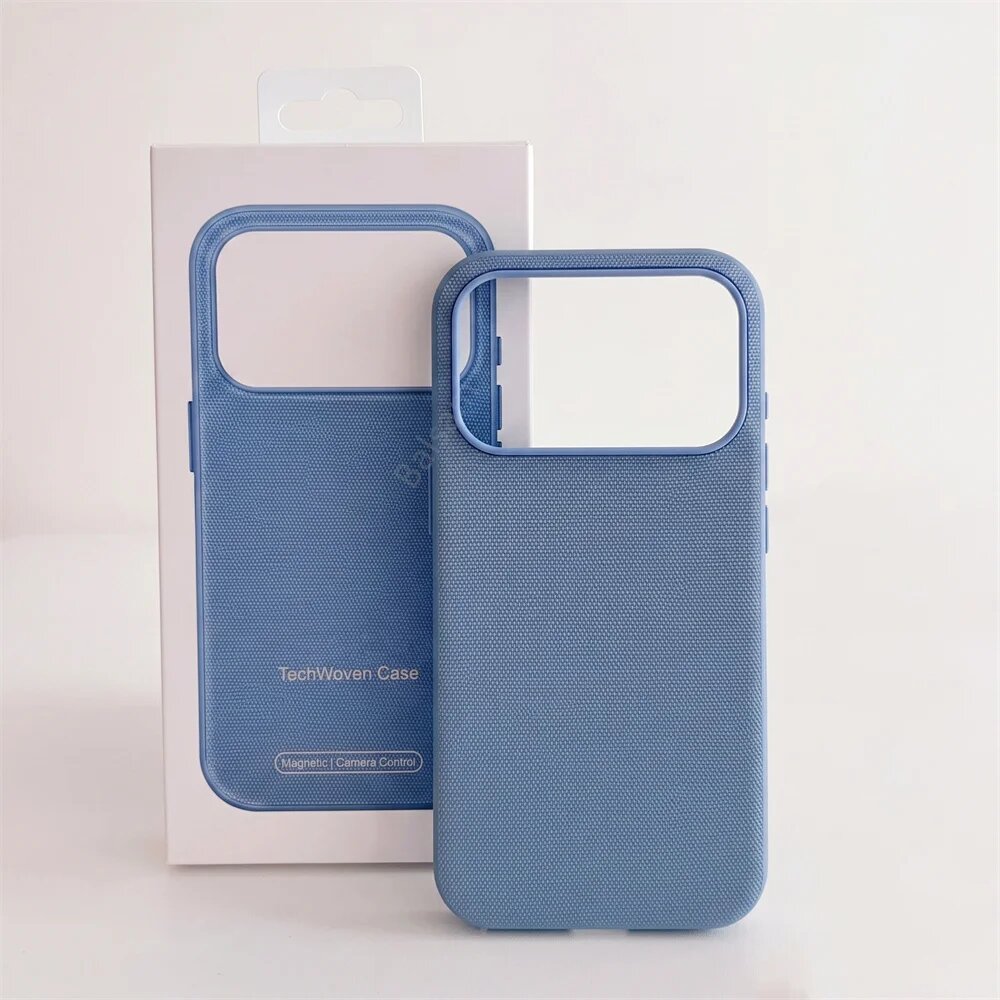 Роскошный Магнитный Чехол TechWoven Для iPhone 18/17 Air/16/15 iPhone 16 Plus, Light Blue With Box