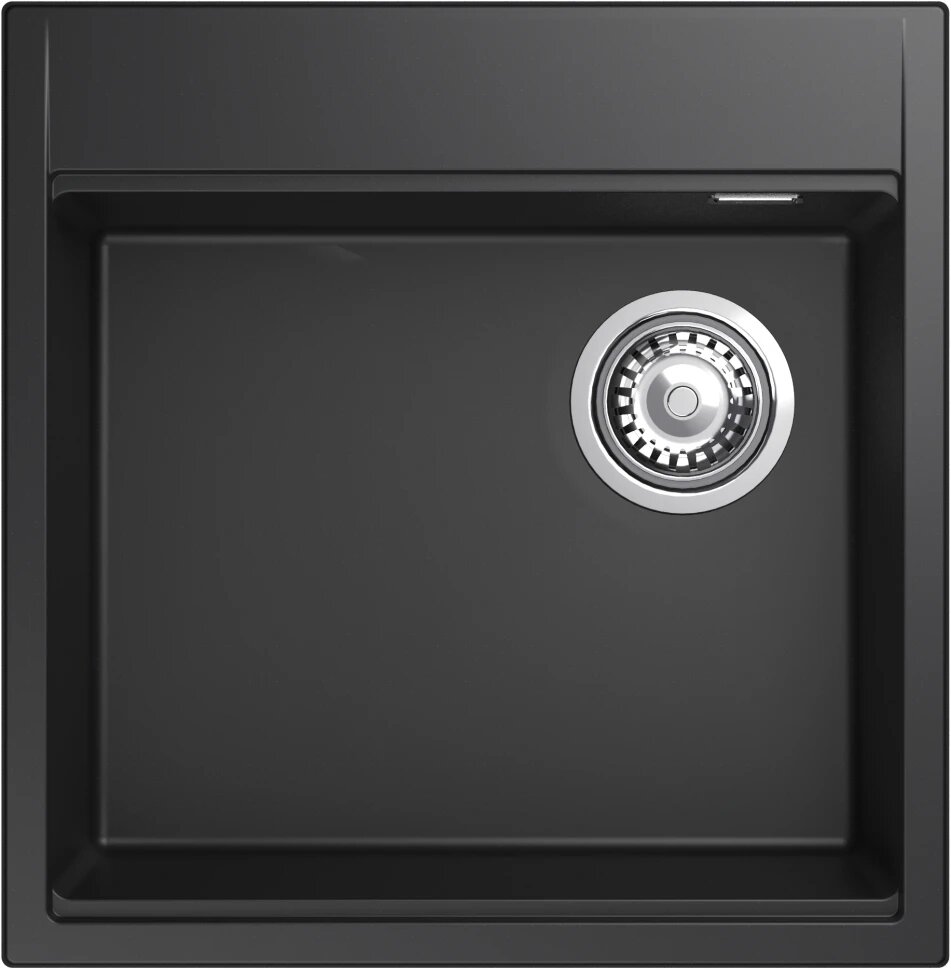 Кухонная мойка Rivelato Tesoro TR-505-R nero 50x51 см, черный