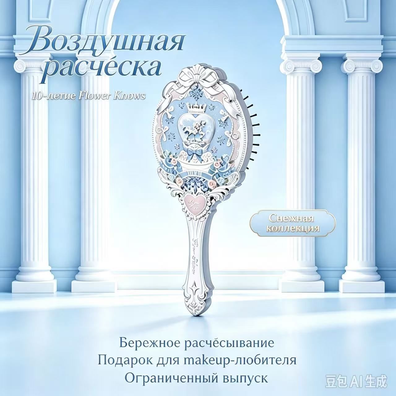 Flower Knows лимитированная ручная расческа к 10-летию, Артикул: 5937709415