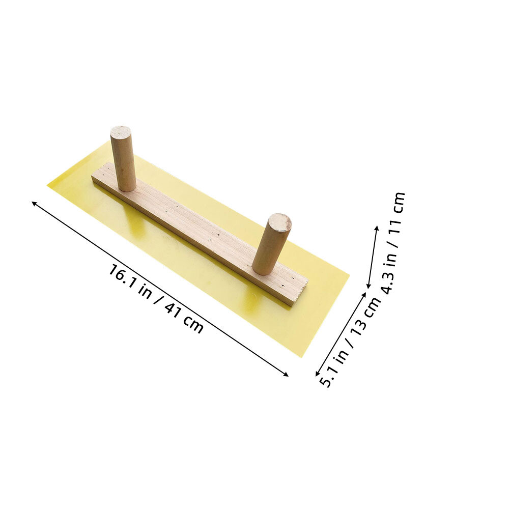 Шпатель Для Штукатурки Размером 41.00X13.00X11.00Cm Из Пластика И Дерева Универсальный Инструмент Для Выравнивания Стен