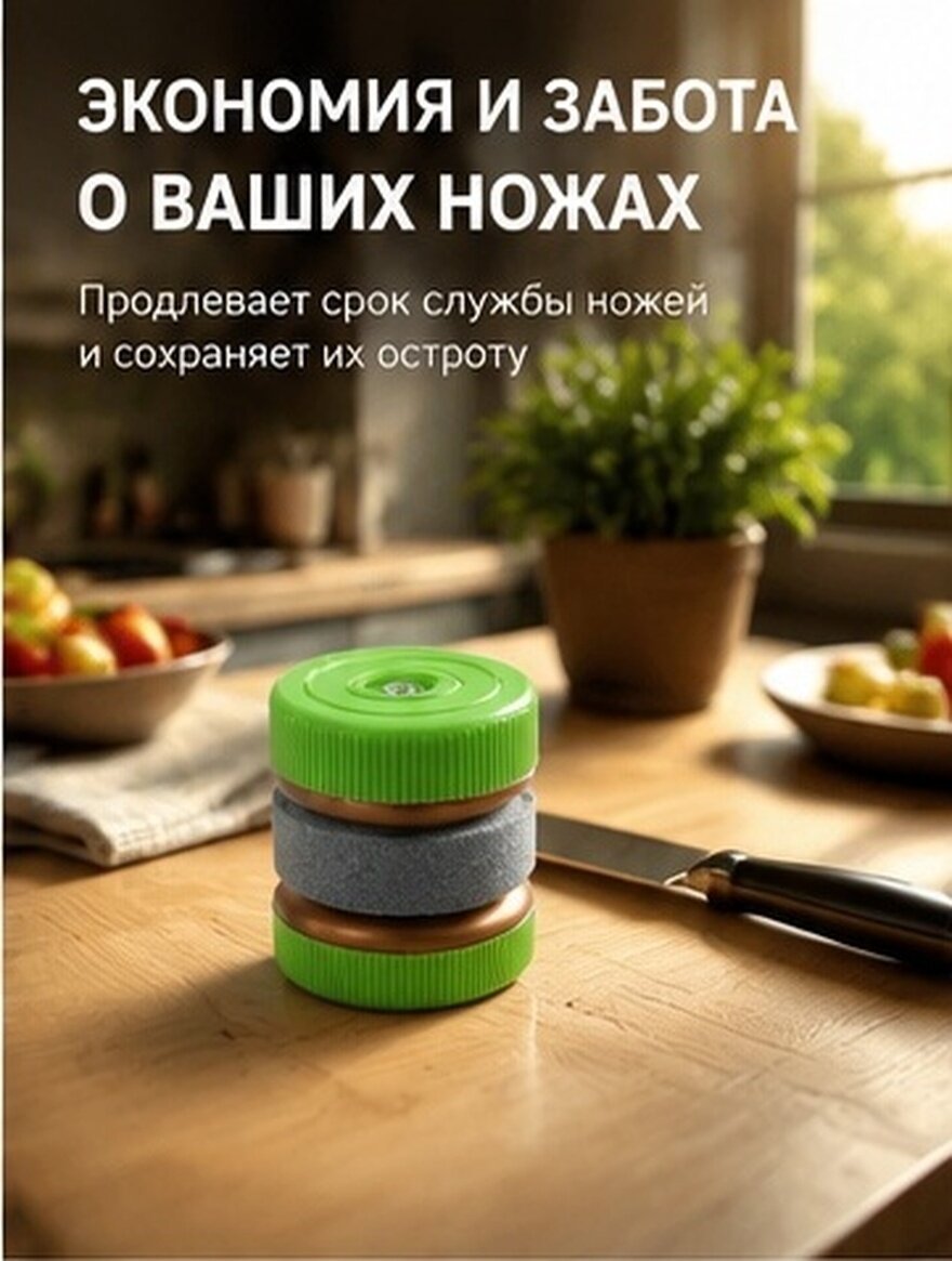 Многофункциональный Точильный Камень Для Ножниц И Садовых Инструментов 4.00X3.60X3.60Cm