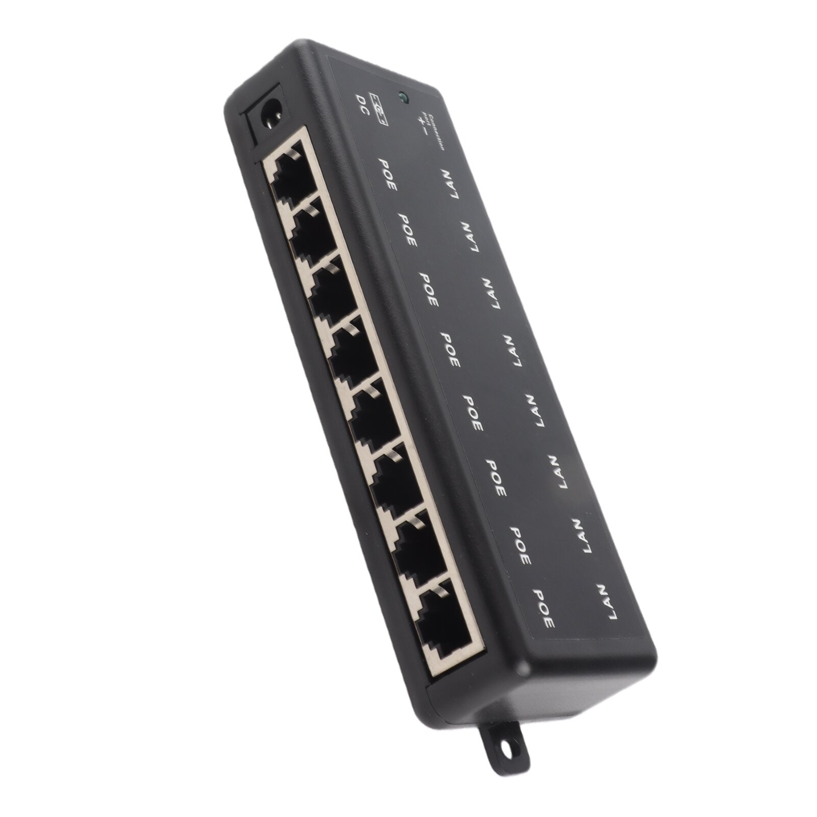 Пассивный PoE адаптер, 8 интерфейсов, для камер HIKVISION и DAHUA, 12-48V, безопасный, пластиковый