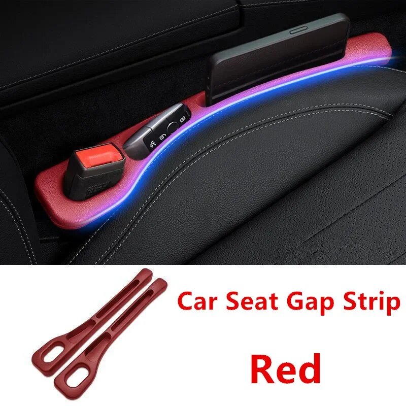 Комплект Из 2 Уплотнителей Для Зазоров Автомобильных Сидений Mazda 2, 3, 6, Atenza, Red, Красный