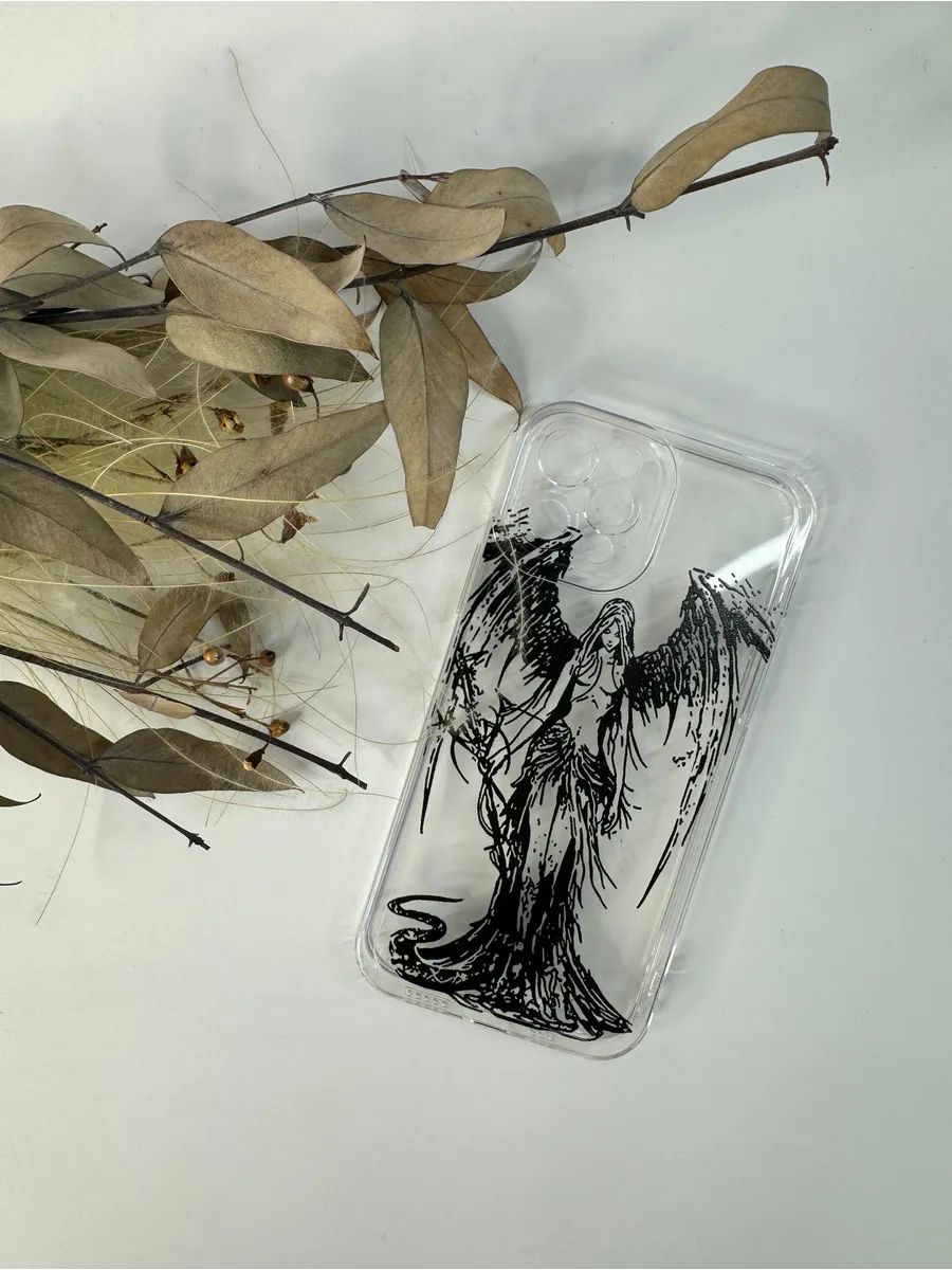 Чехол-Накладка для смартфона Apple iPhone 12 Pro Max, материал силикон, цвет черный