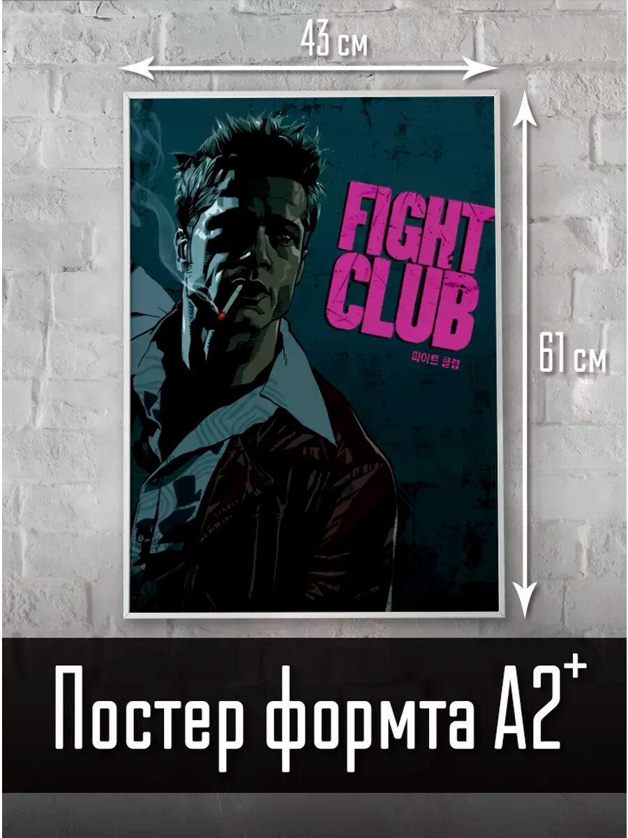 Бойцовский клуб Fight Club постеры А2