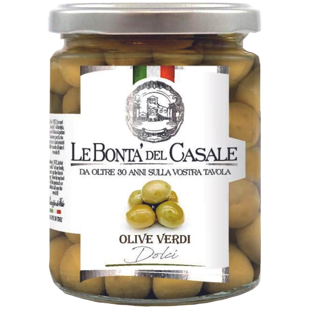 Оливки LE BONTA DEL CASALE зеленые сладкие 280г