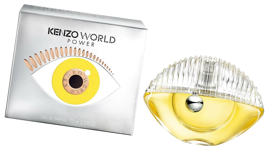 Kenzo World Power Eau De Parfum 75 мл для мужчин и женщин - Кензо Ворлд Пауэр духи Желтый