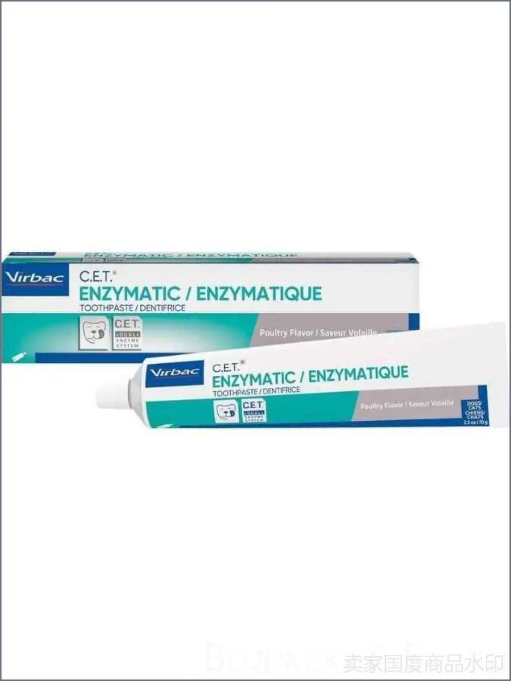 Эксклюзивная паста Virbac Enzymatic для гигиены зубов кошек и собак, 70 грамм