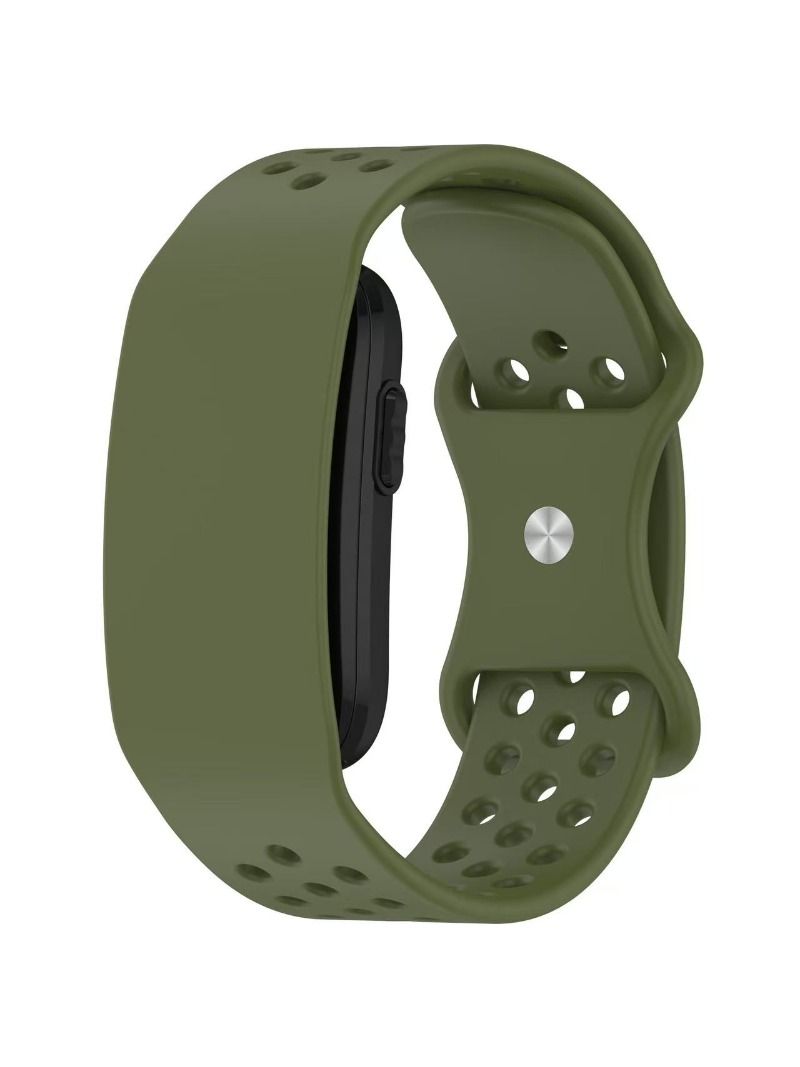 Цельный силиконовый дышащий ремешок для Garmin CIRQA, застёжка-восьмёрка и пряжка-бабочка, сменный браслет