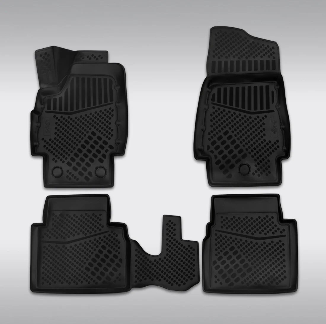 Полиуретановые ковры салона для Лада 4x4 3D (оригинальный рисунок)