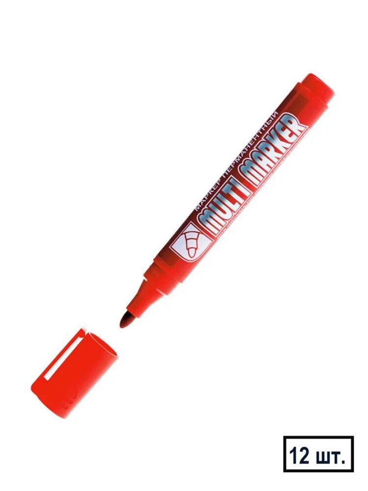 Маркеры спиртовые 12 шт Crown Multi Marker, 2674, красные