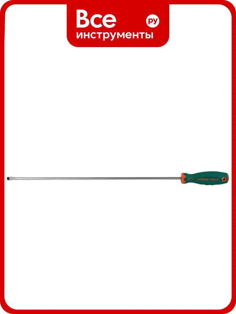 Стержневая шлицевая отвертка Jonnesway Anti-Slip Grip SL8.0х400 мм 46138 D71S8400