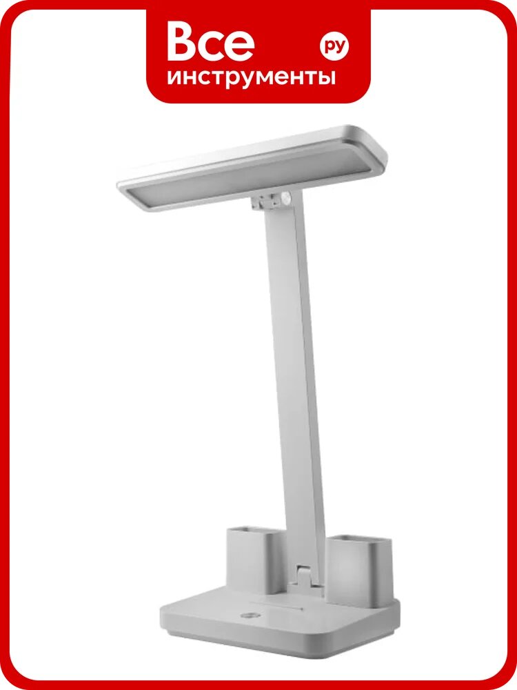 Аккумуляторный Led настольный светильник Ultraflash UF-814 C01 белый 9Вт, диммер, смена цветовой температуры 15167