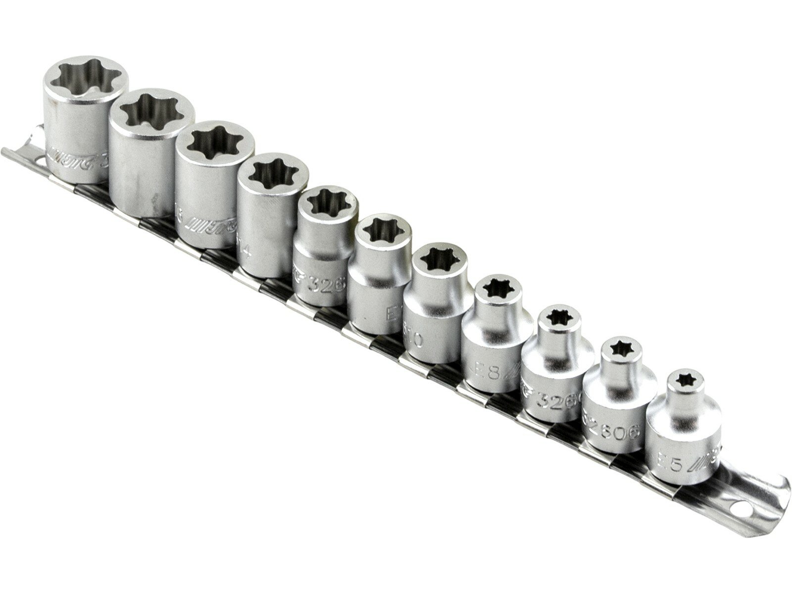 JTC-7124 Набор головок STAR SOCHET E5-E20 3/8", 11пр.