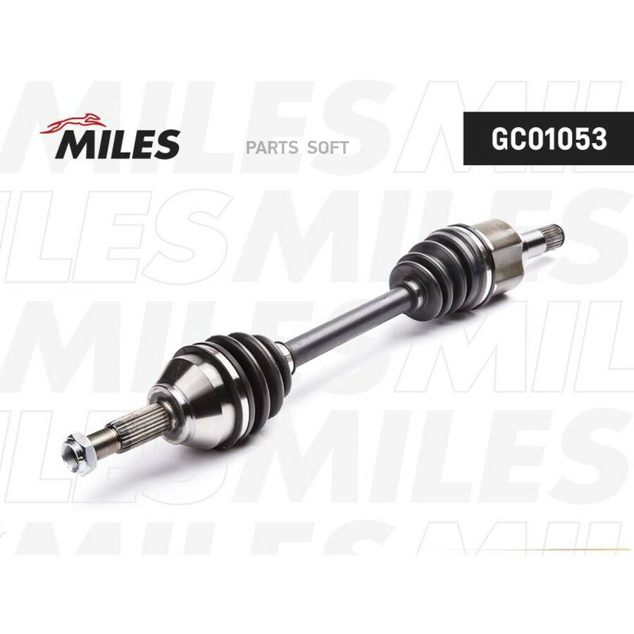 Привод в сборе FORD FOCUS 1.8-2.0 98-04 лев. от официального дистрибьютора, MILES, артикул GC01053