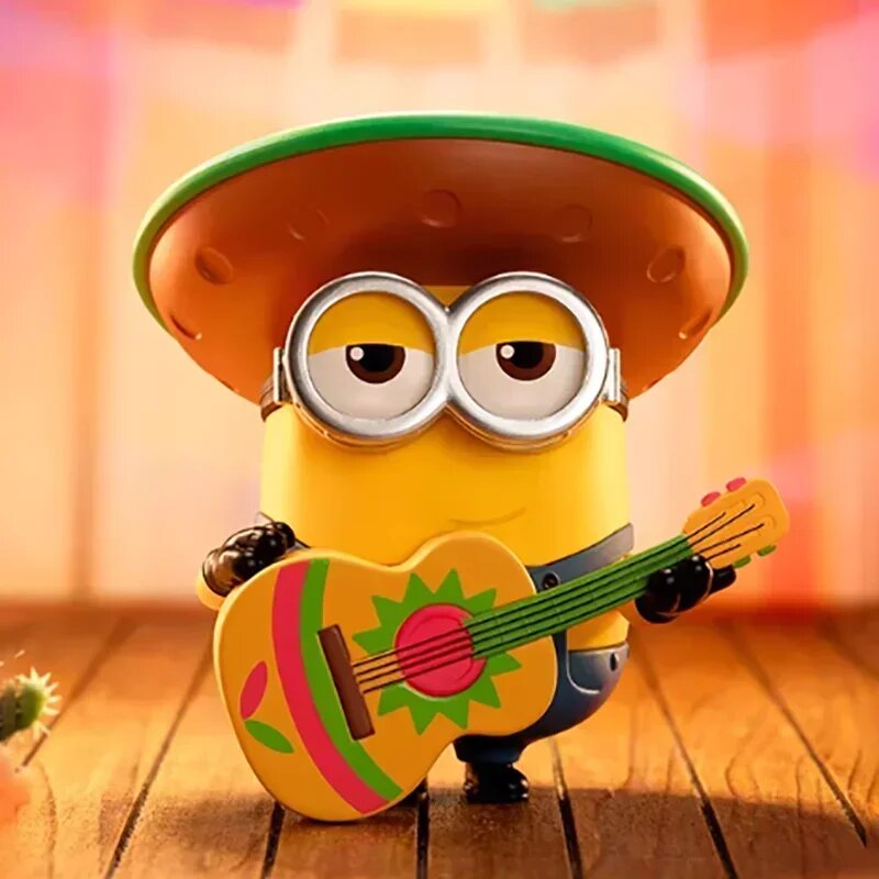 POP MART MINIONS BELLO WORLD Series Коллекционная фигурка Mariachi Bob