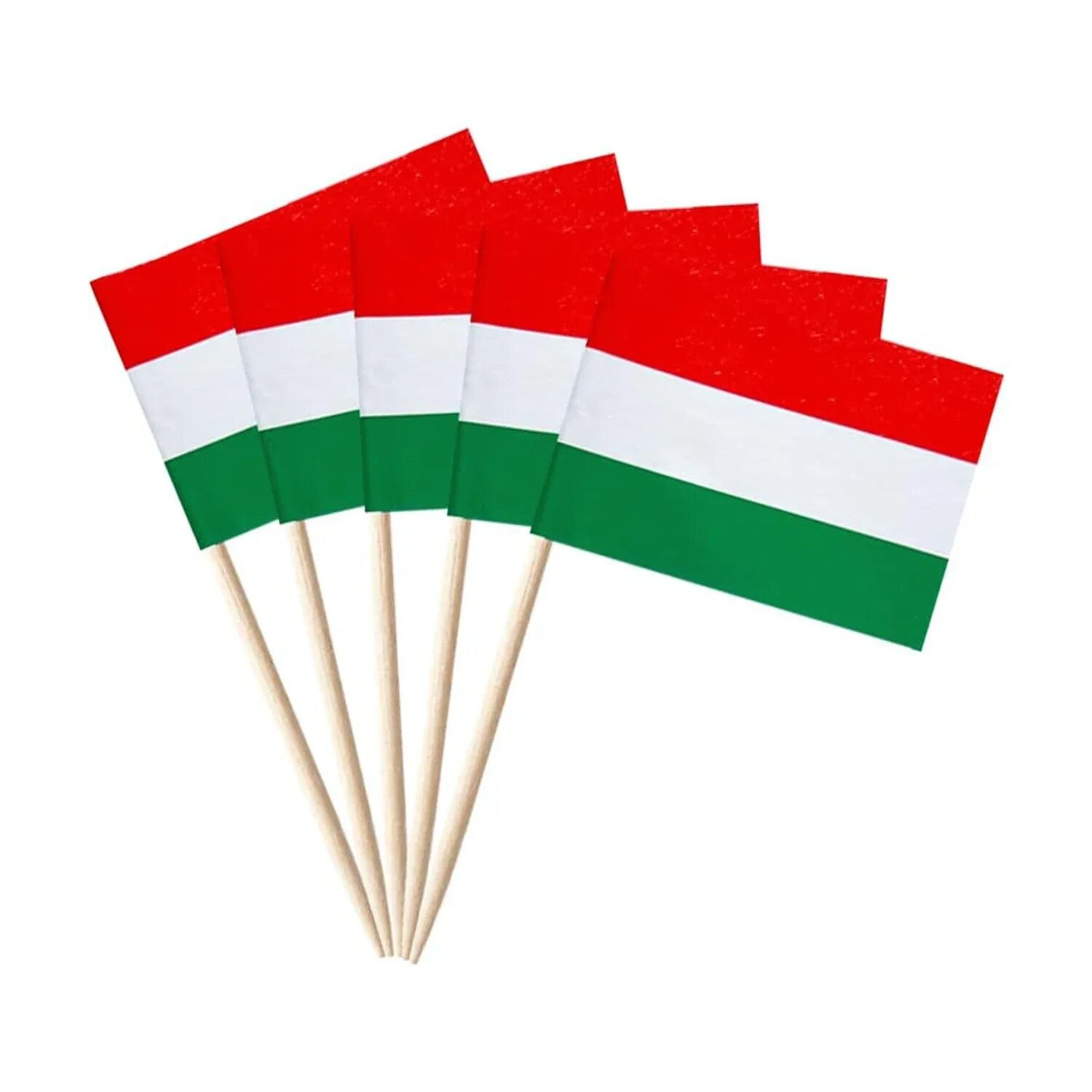 Флаги Венгрии для зубочисток 100 шт. Hungary