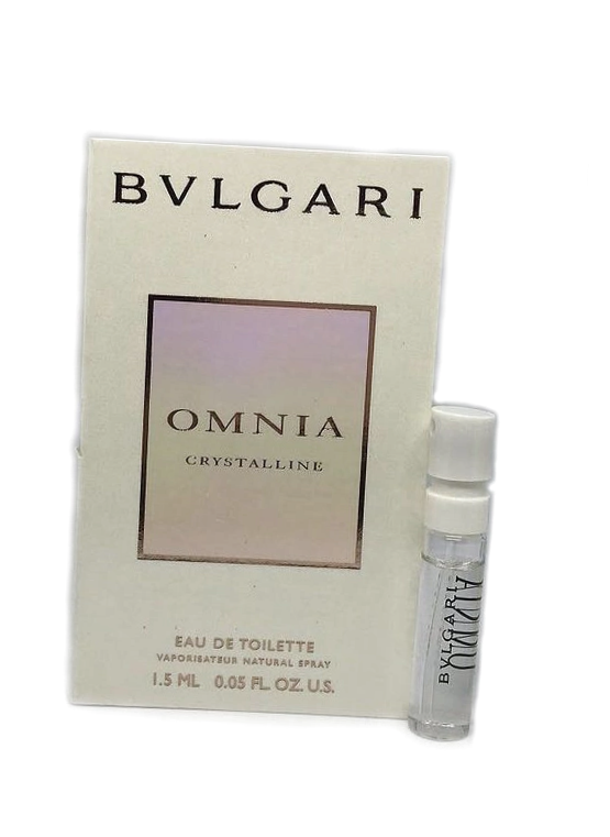 Туалетная вода Bvlgari Omnia Crystalline 1.5 мл пробник для женщин - Булгари Омния Кристалин миниатюра