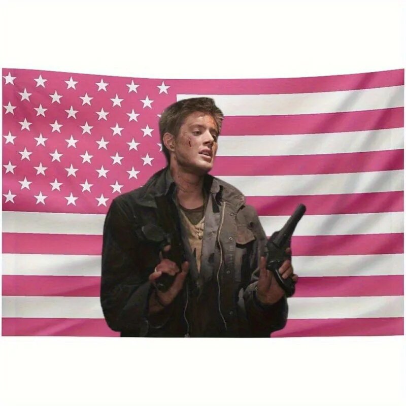 Гобелен Supernatural с изображением Дженсена Эклса и Дина Винчестера 90X150cm