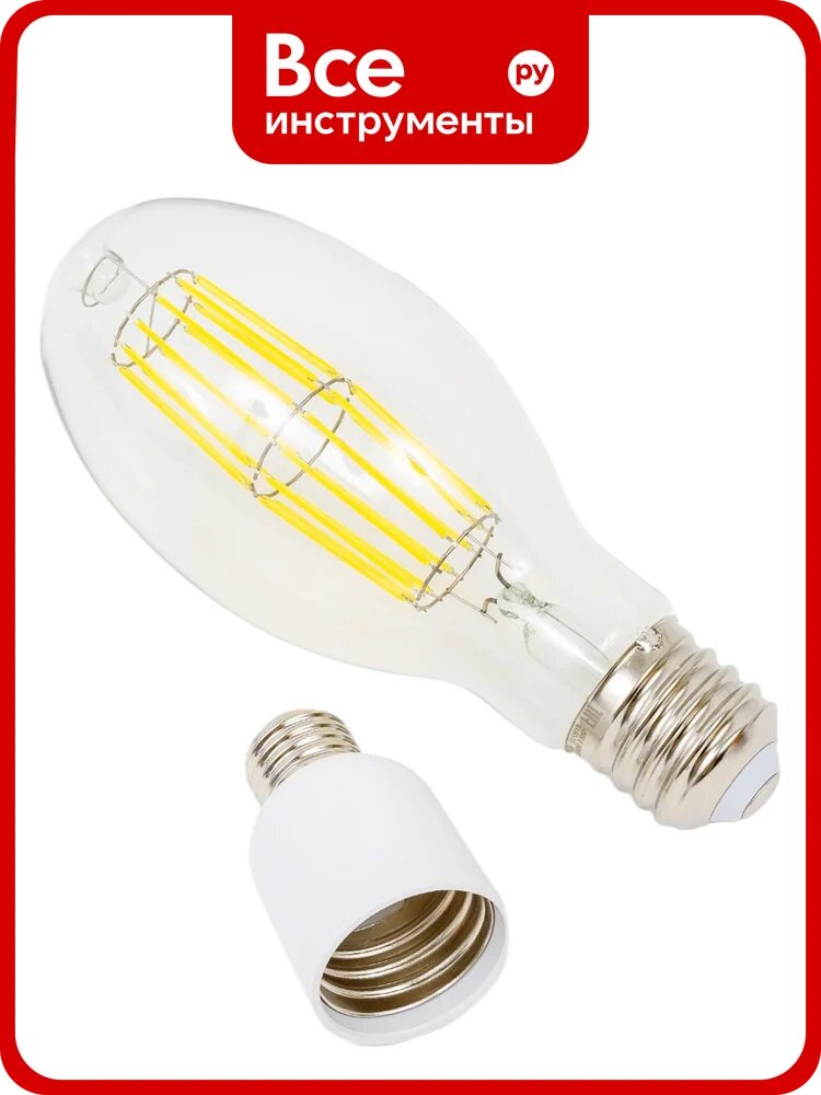 Светодиодная лампа Uniel LED-ED90-30W/NW/E40/CL GLP05TR прозрачная UL-00003760