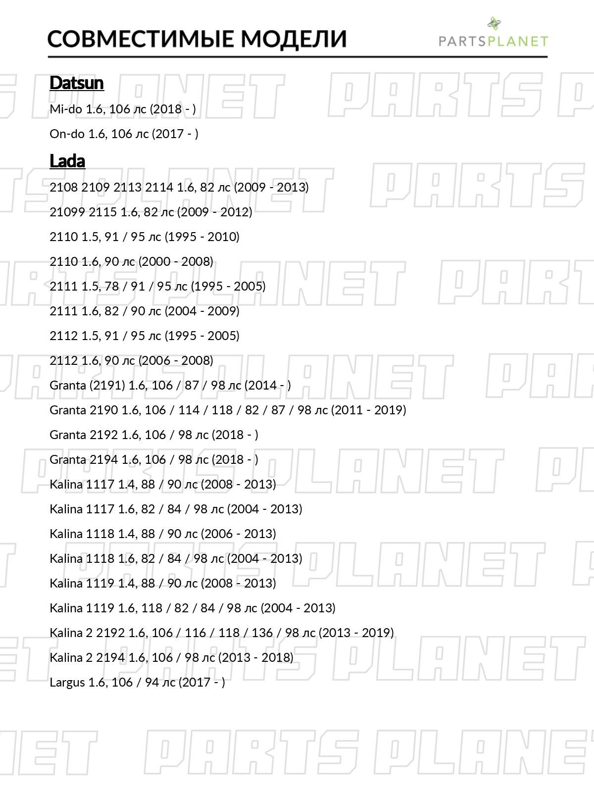 Ремень ГРМ, для ВАЗ Лада 2108 2109 2113 2114 2009-2013, Гранта 2014- OEM 211261006040 арт JVT0100