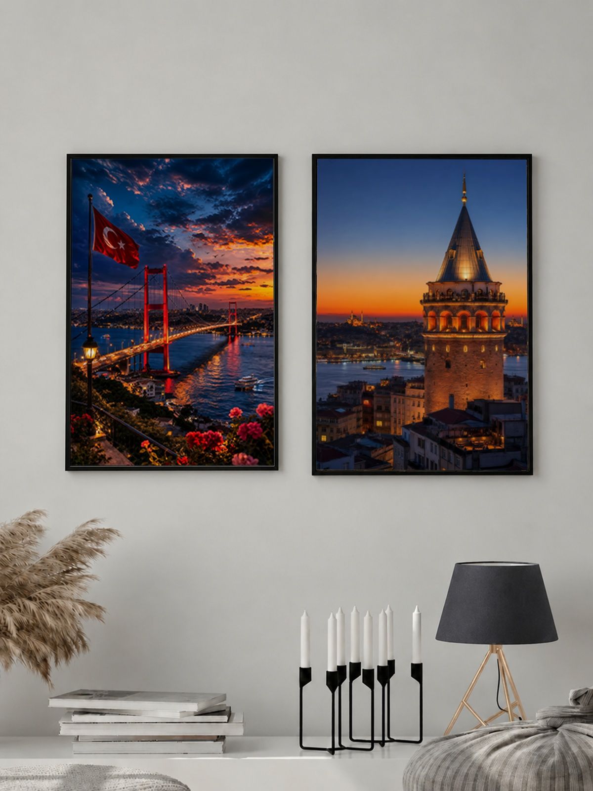 Набор Постеров / Плакатов Турция (Turkey) 2 Листа А3