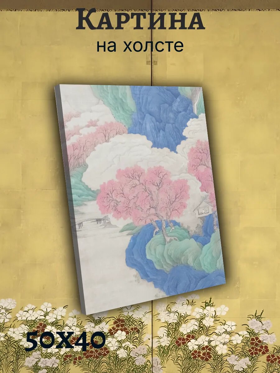 Картина Постер 40х50 Абстракция Природа Лето Эстетика