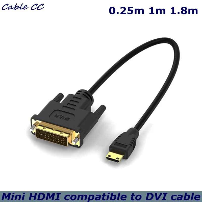 CableCC Кабель-переходник Mini HDMI-DVI 1.8m
