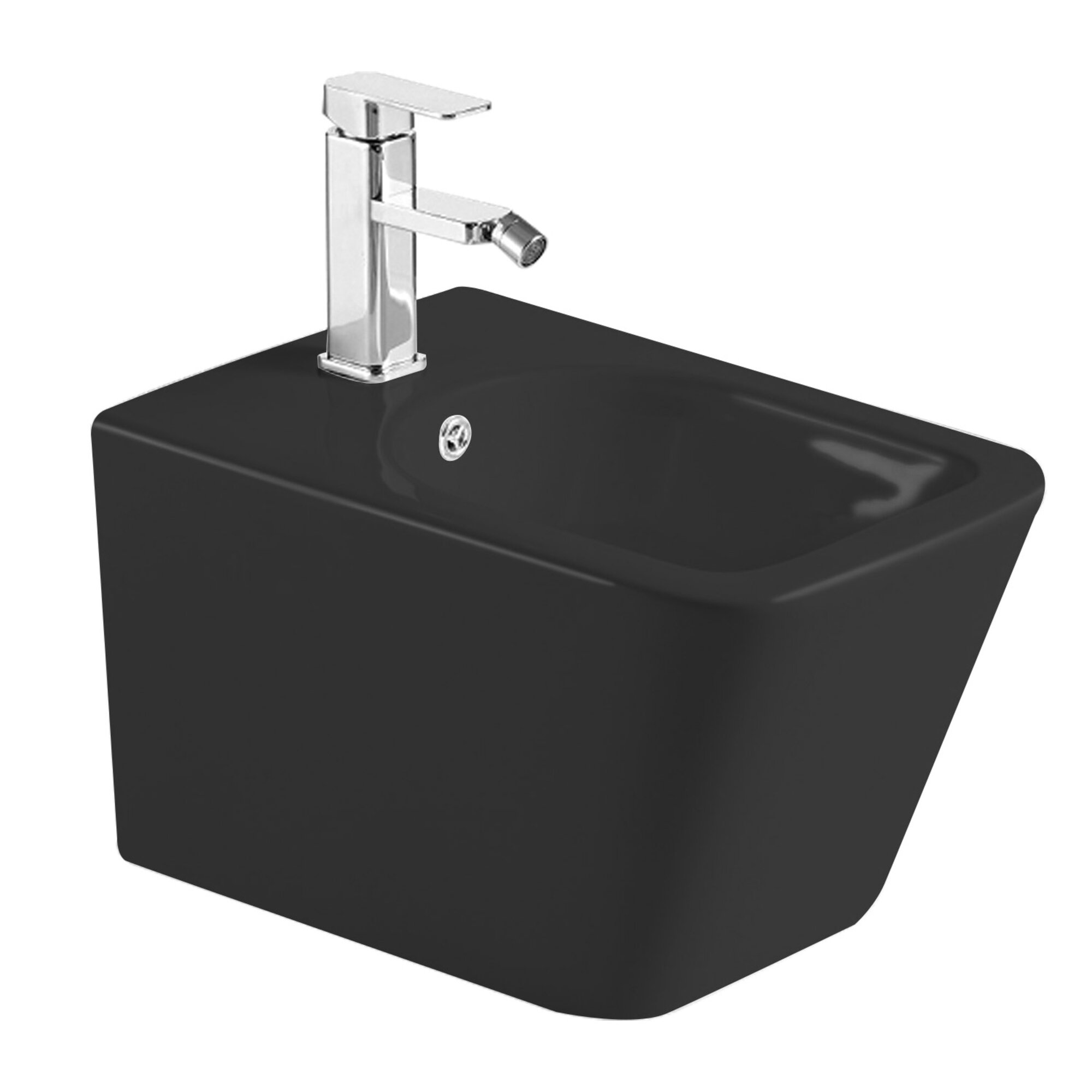 Биде подвесное TIMO SOLI TK-304MB, 510*350*325 мм, цвет черный матовый