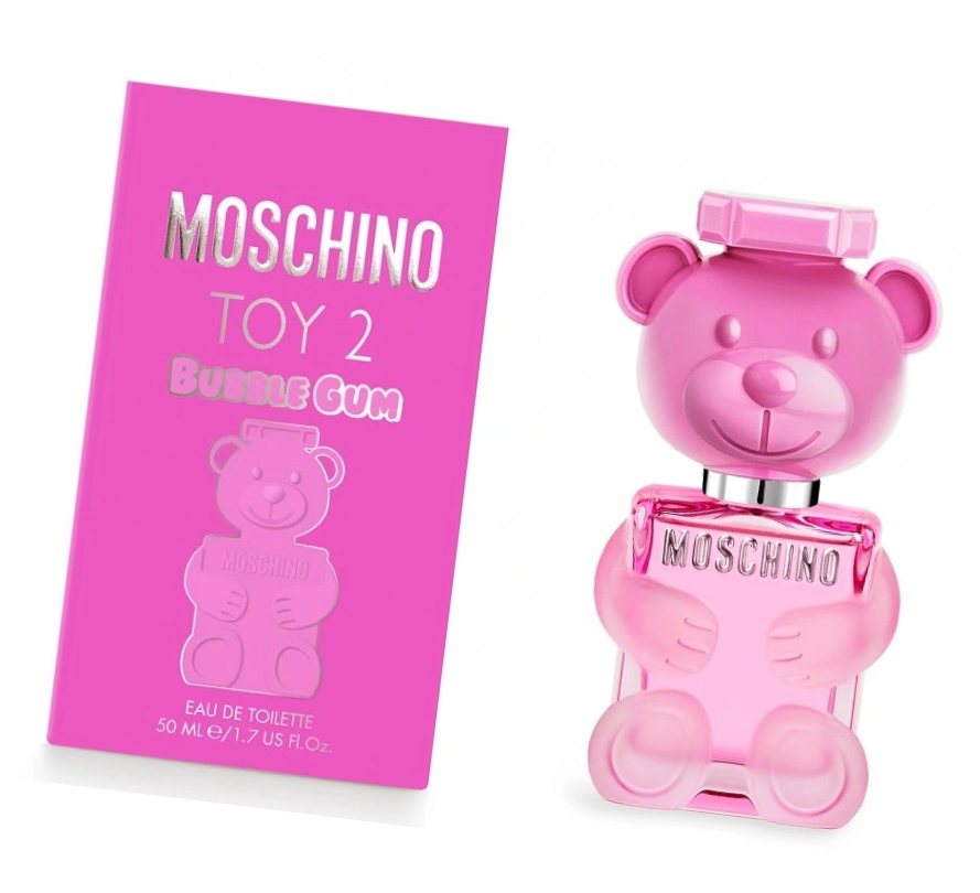 Туалетная вода Moschino Toy 2 Bubble Gum Bubble Gum Розовый Мишка 50 мл для женщин